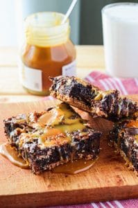 Caramel S'mores Brownies • The Crumby Kitchen
