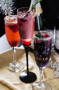 Christmas Champagne Cocktails • The Crumby Kitchen