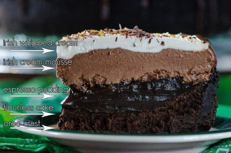 Irish Cream Coffee Mud Pie - The Crumby Kitchen