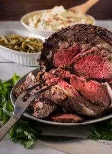 Chorizo-Stuffed Standing Rib Roast • The Crumby Kitchen