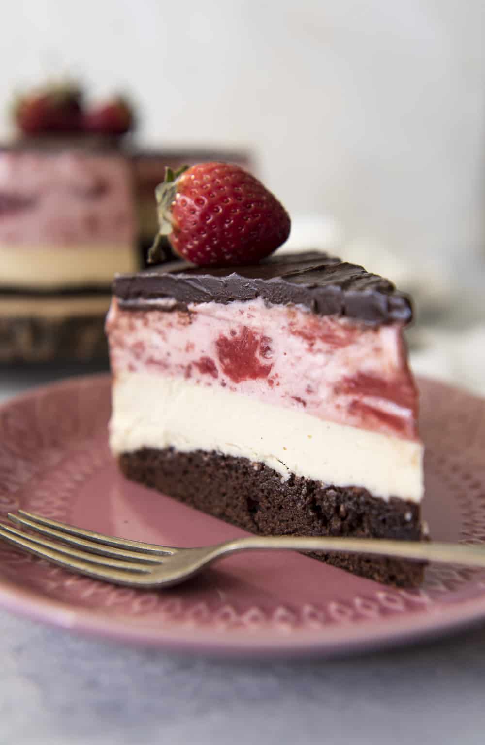 Neapolitan Cheesecake • The Crumby Kitchen