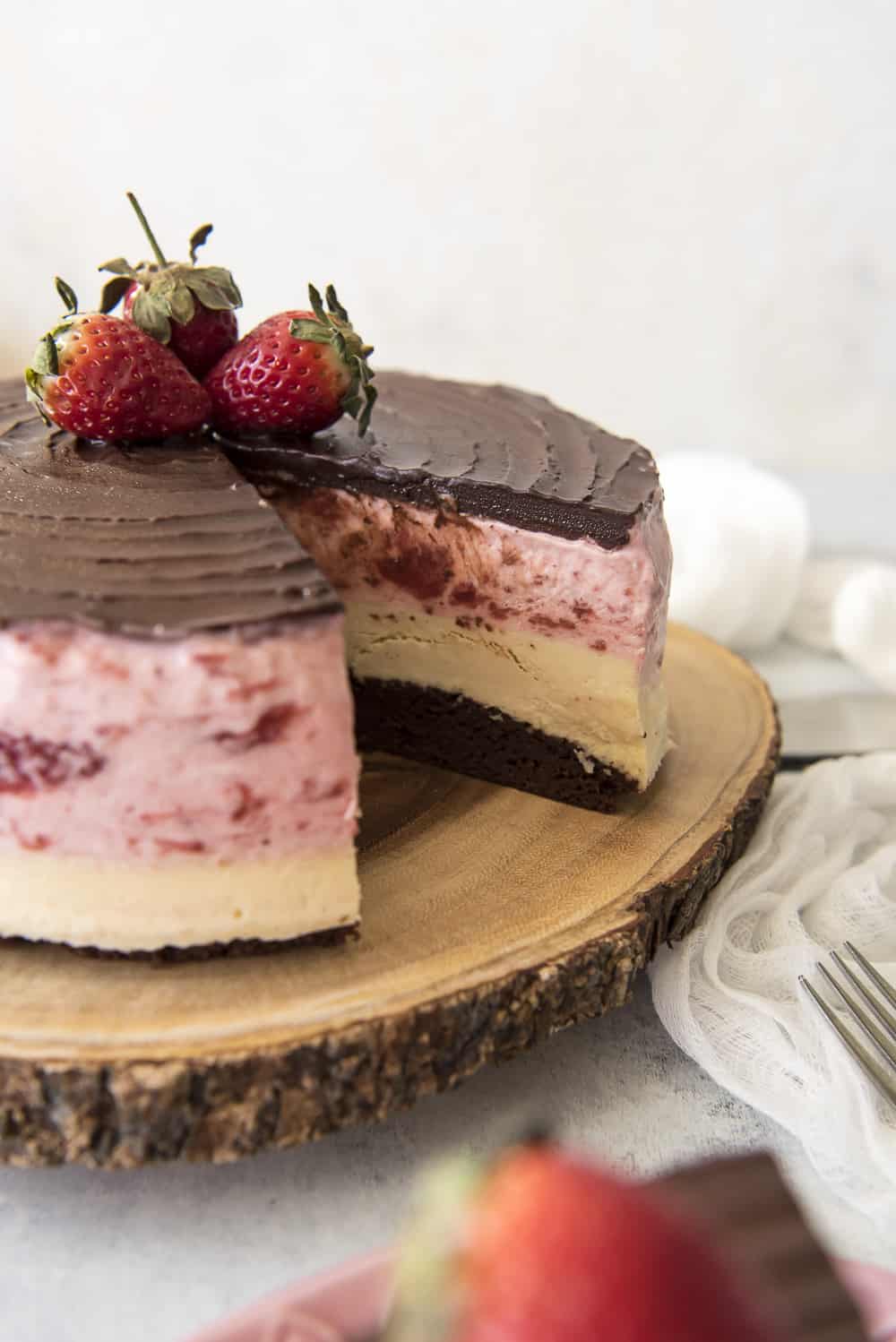 Neapolitan Cheesecake • The Crumby Kitchen
