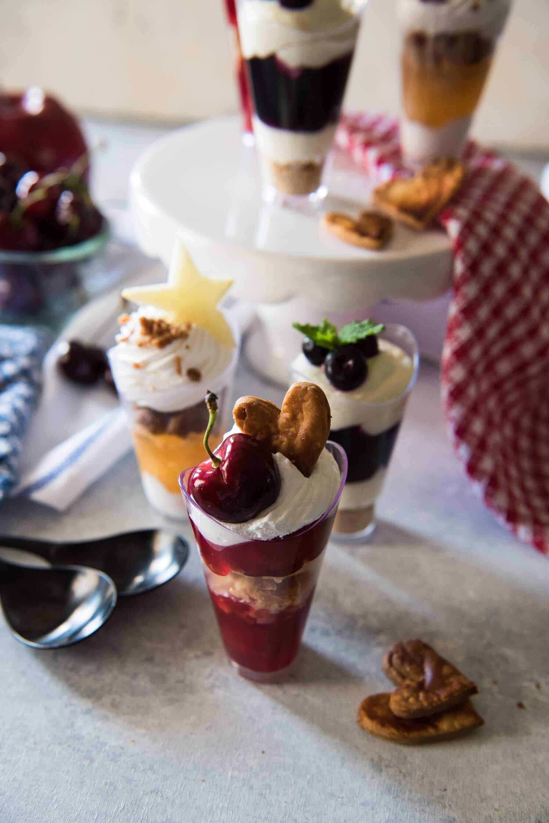 All-American Pie Shooter Trio • The Crumby Kitchen