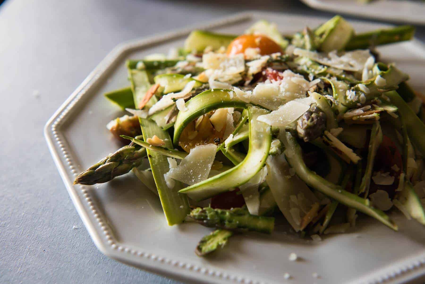 Spring Asparagus Salad with Lemon Vinaigrette • The Crumby Kitchen