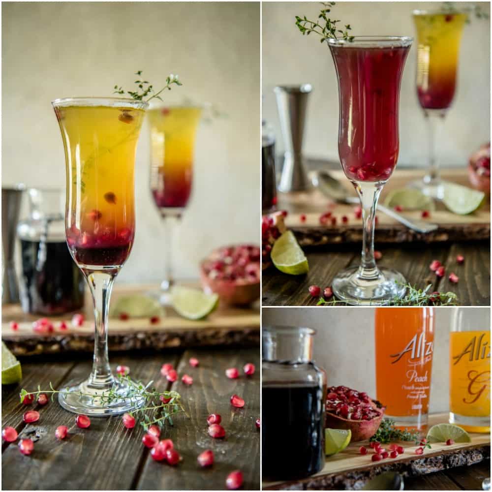 Southern Autumn Sunrise Cocktail • The Crumby Kitchen