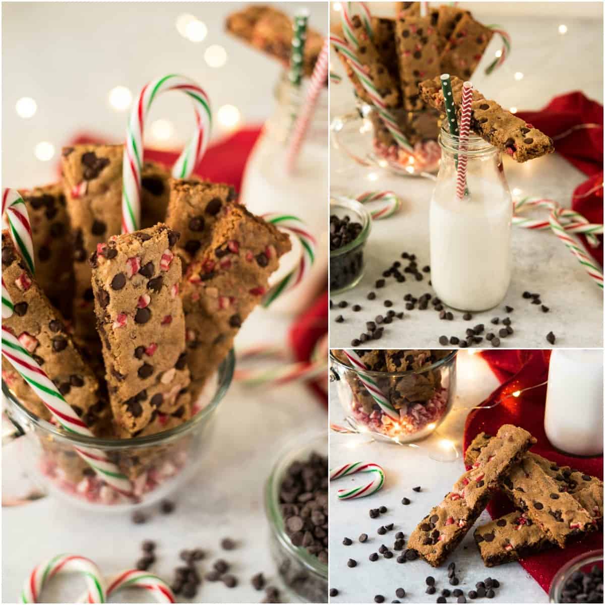 Peppermint Chocolate Chip Cookie Sticks • The Crumby Kitchen