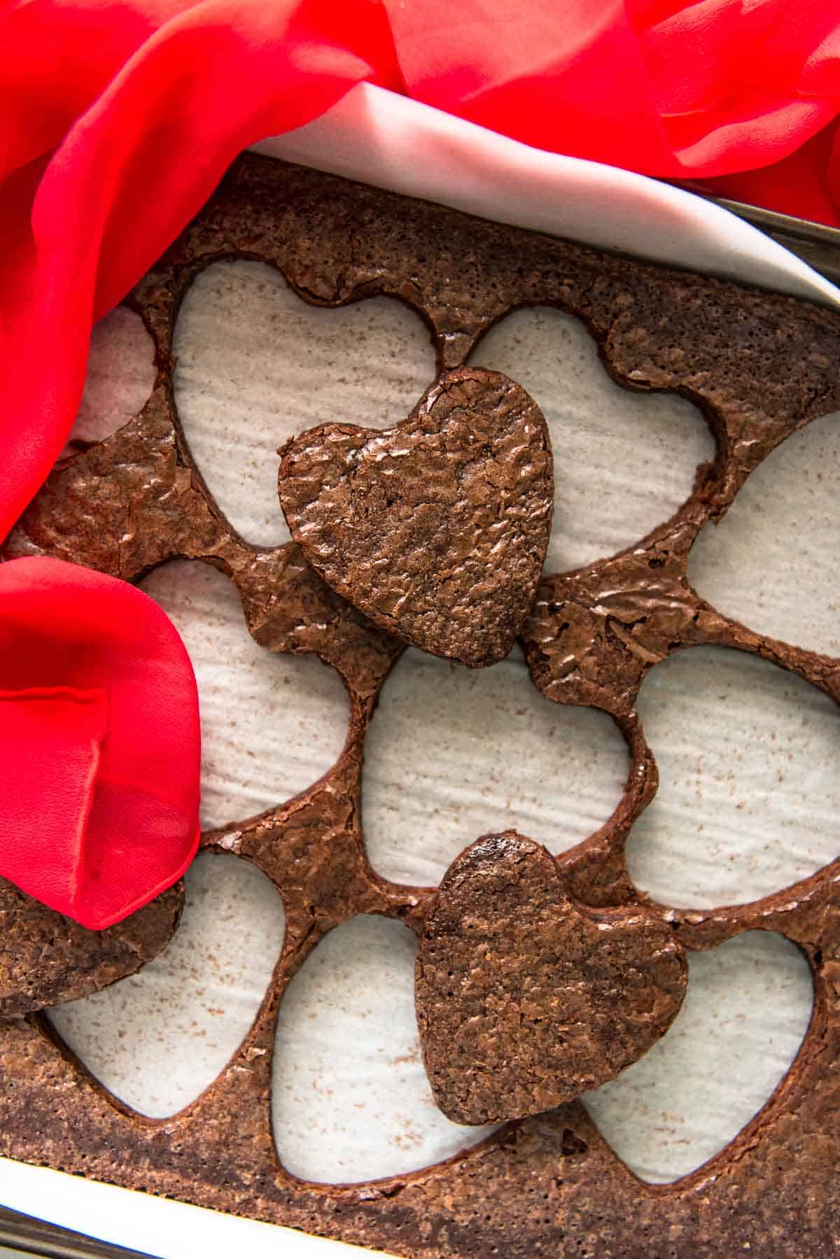Mini Brownie Cakes with Raspberry Coulis • The Crumby Kitchen