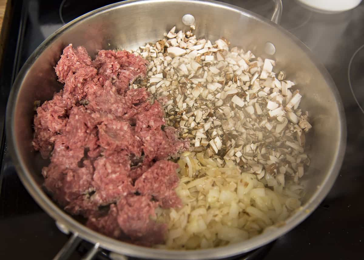 Scalloped Potato Beef and Mushroom Shepherd's Pie • The Crumby Kitchen