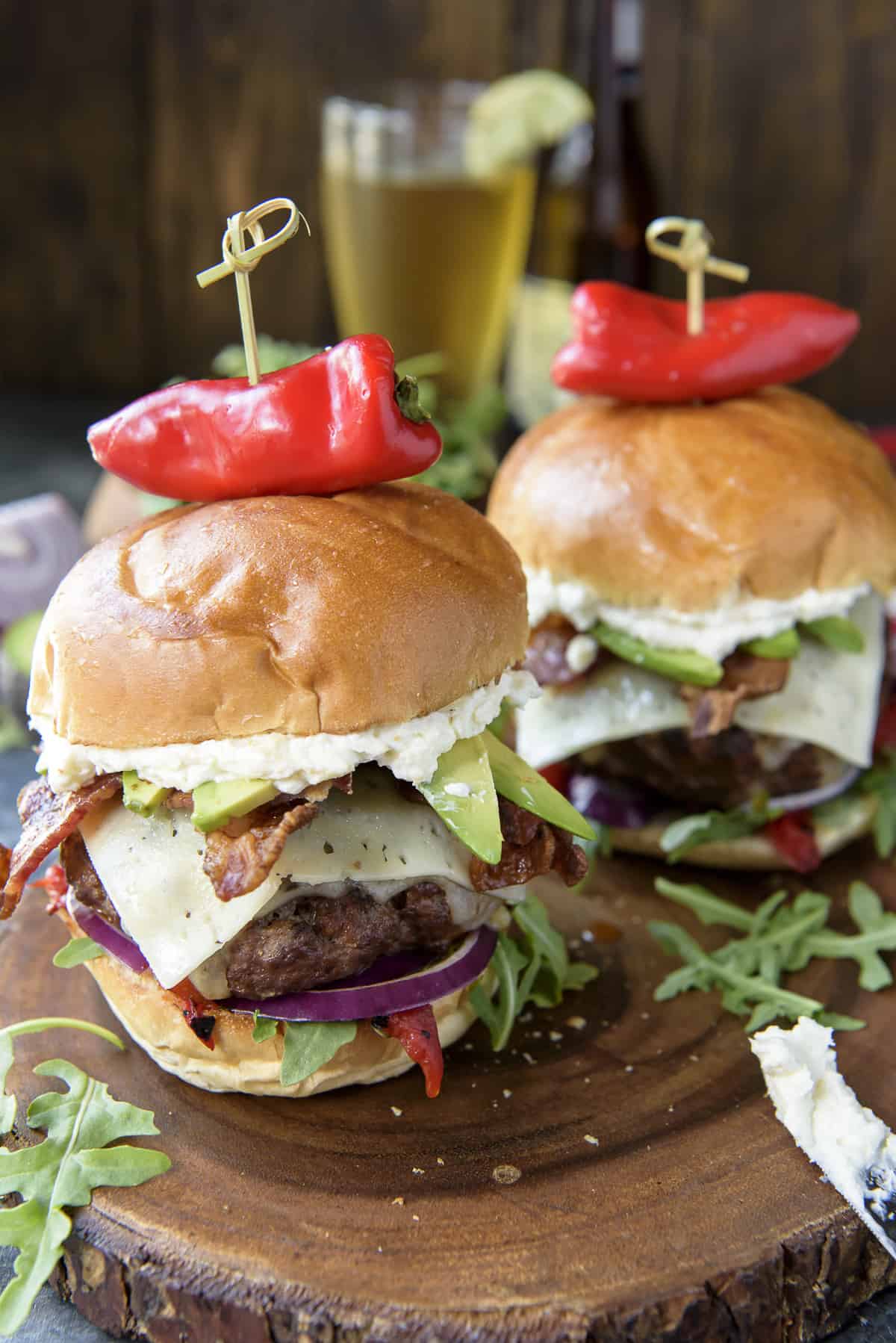 The Better Feta Burger • The Crumby Kitchen