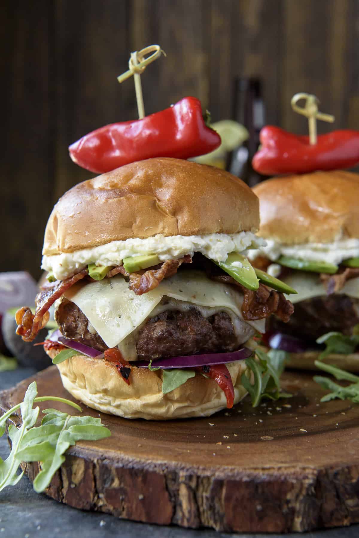 The Better Feta Burger • The Crumby Kitchen