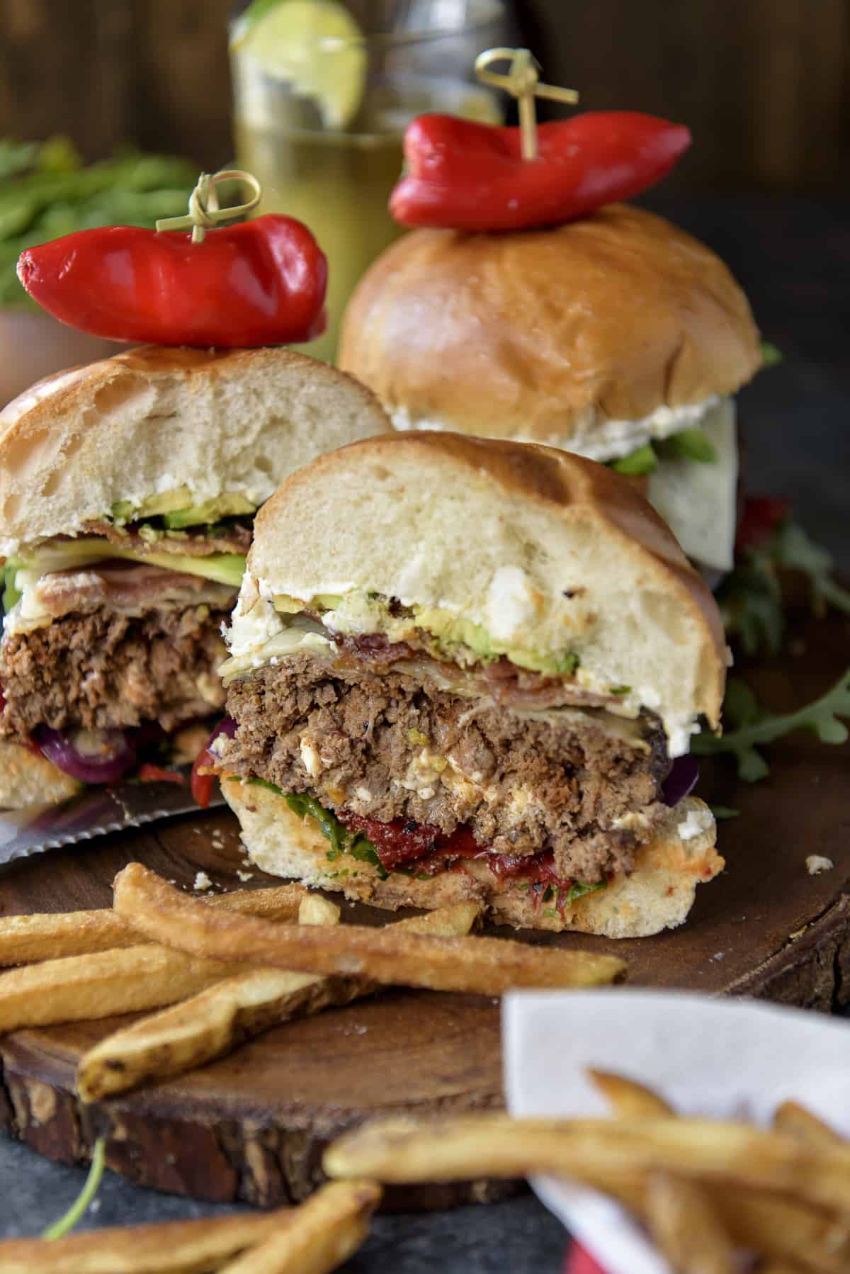 The Better Feta Burger • The Crumby Kitchen