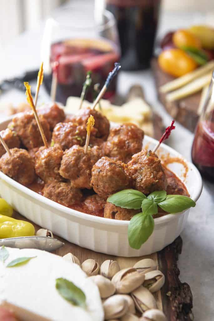 Chorizo Albondigas & a Spanish Tapas Platter • The Crumby Kitchen