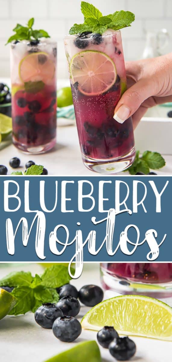Blueberry Mojito • The Crumby Kitchen