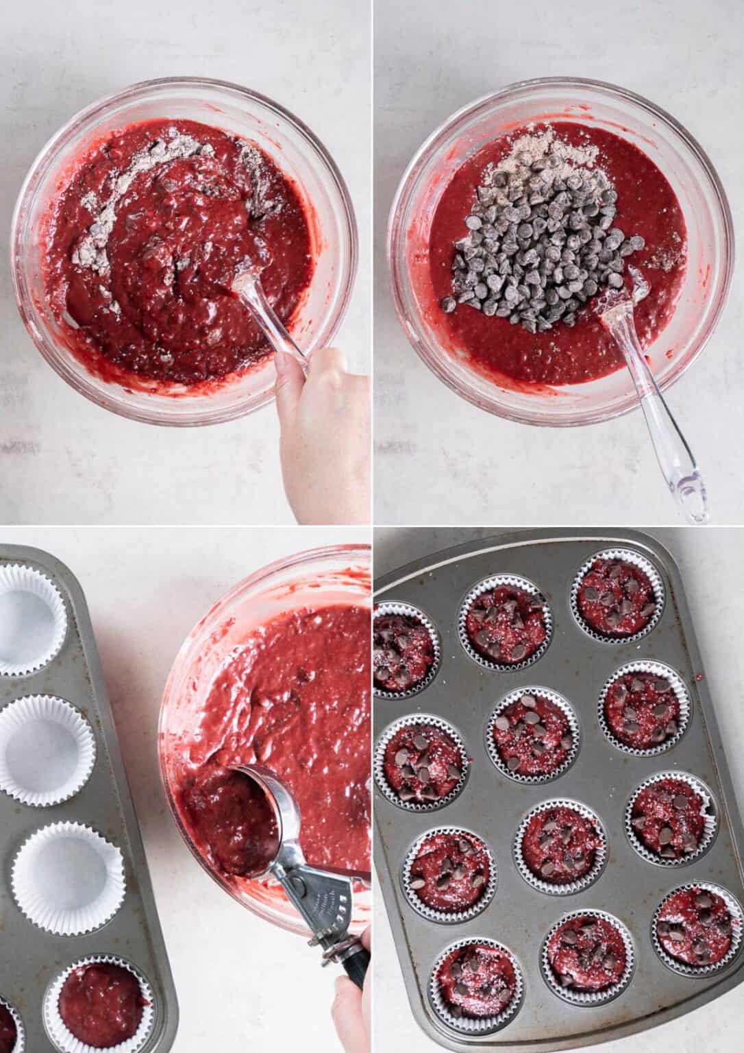 Red Velvet Muffins • The Crumby Kitchen
