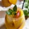 Easy White Peach Sangria • The Crumby Kitchen