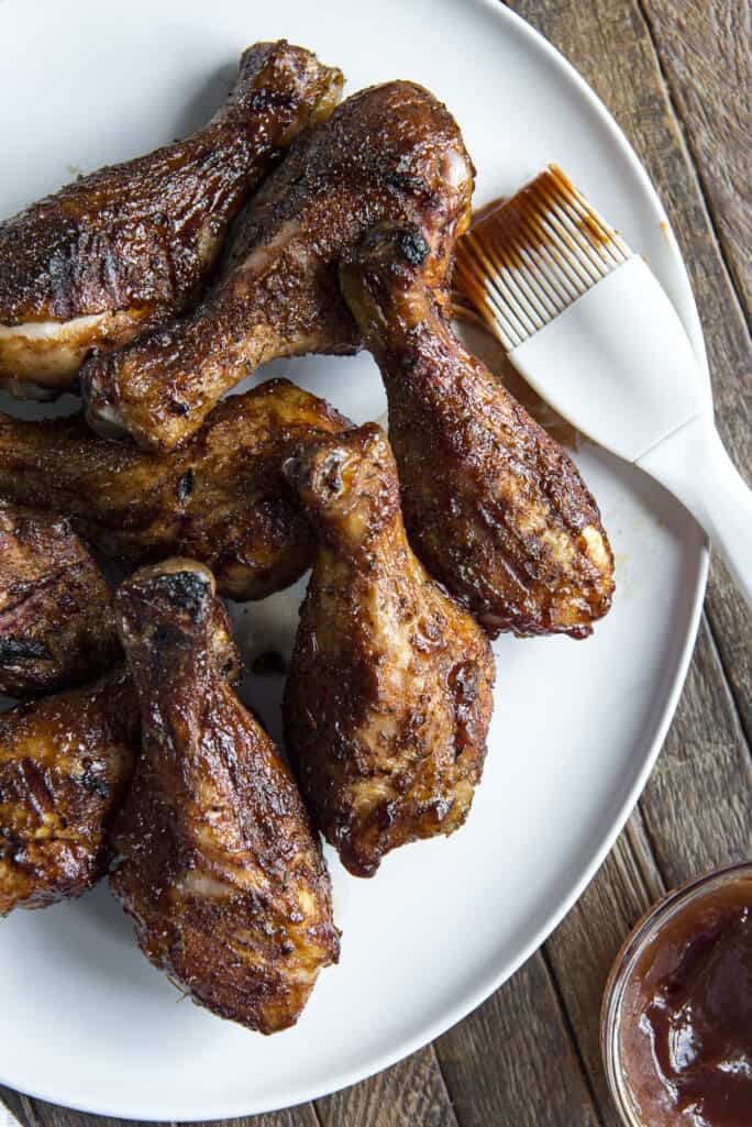 Smoked Chicken Legs • The Crumby Kitchen
