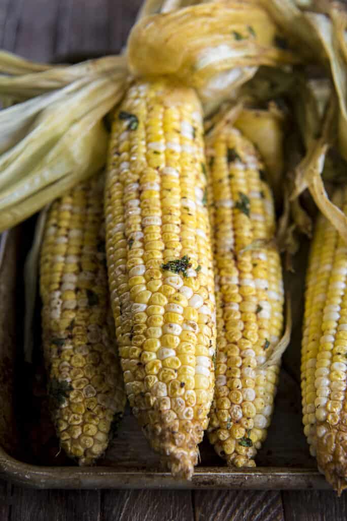 Smoked Corn on the Cob • The Crumby Kitchen