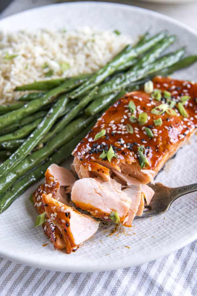 Korean Gochujang Salmon • The Crumby Kitchen