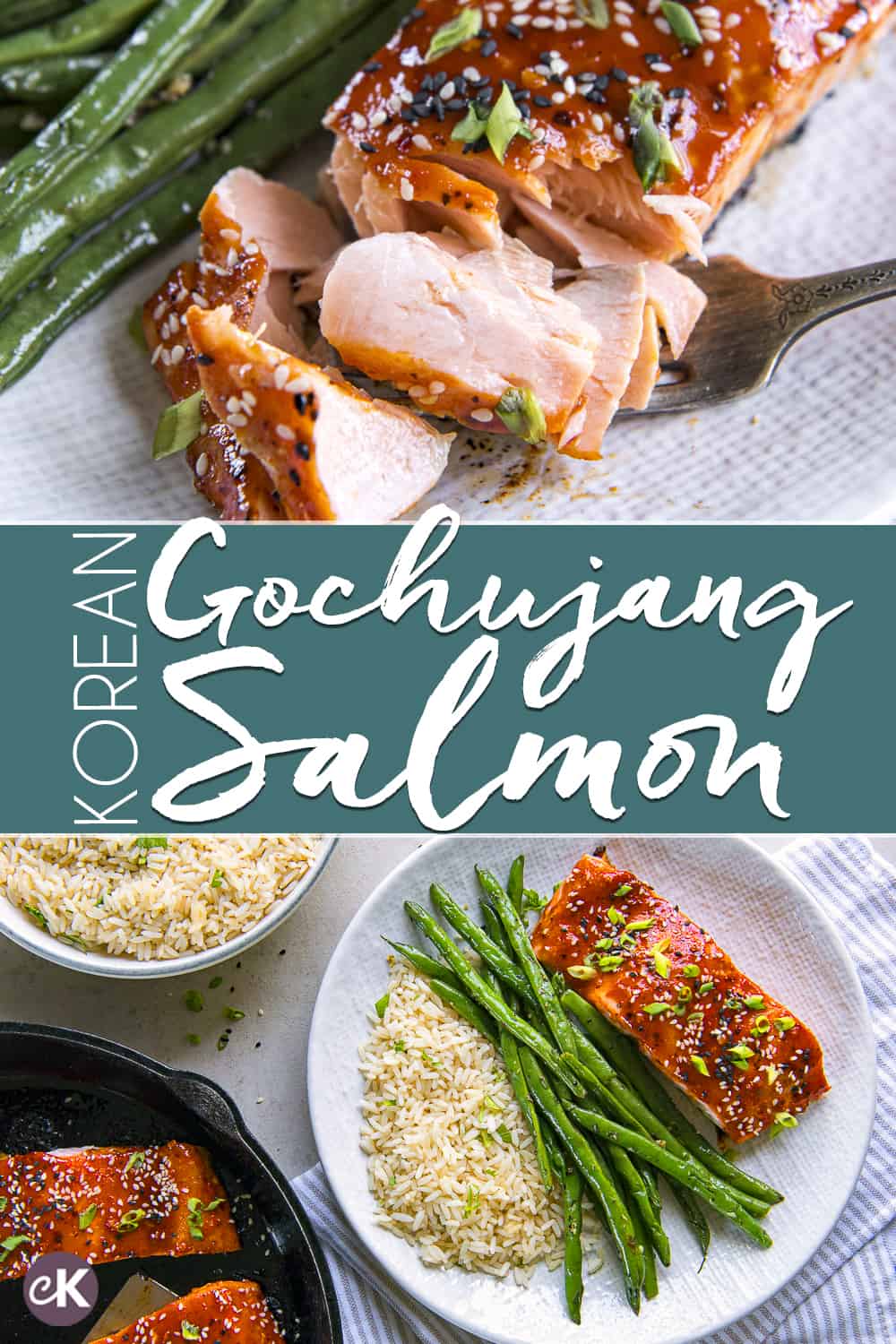 Korean Gochujang Salmon • The Crumby Kitchen